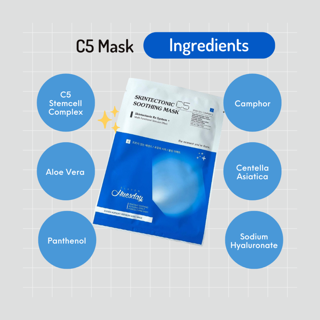 ELEVEN HUESDAY SKINTECTONIC C5 SOOTHING MASK - Skingensis